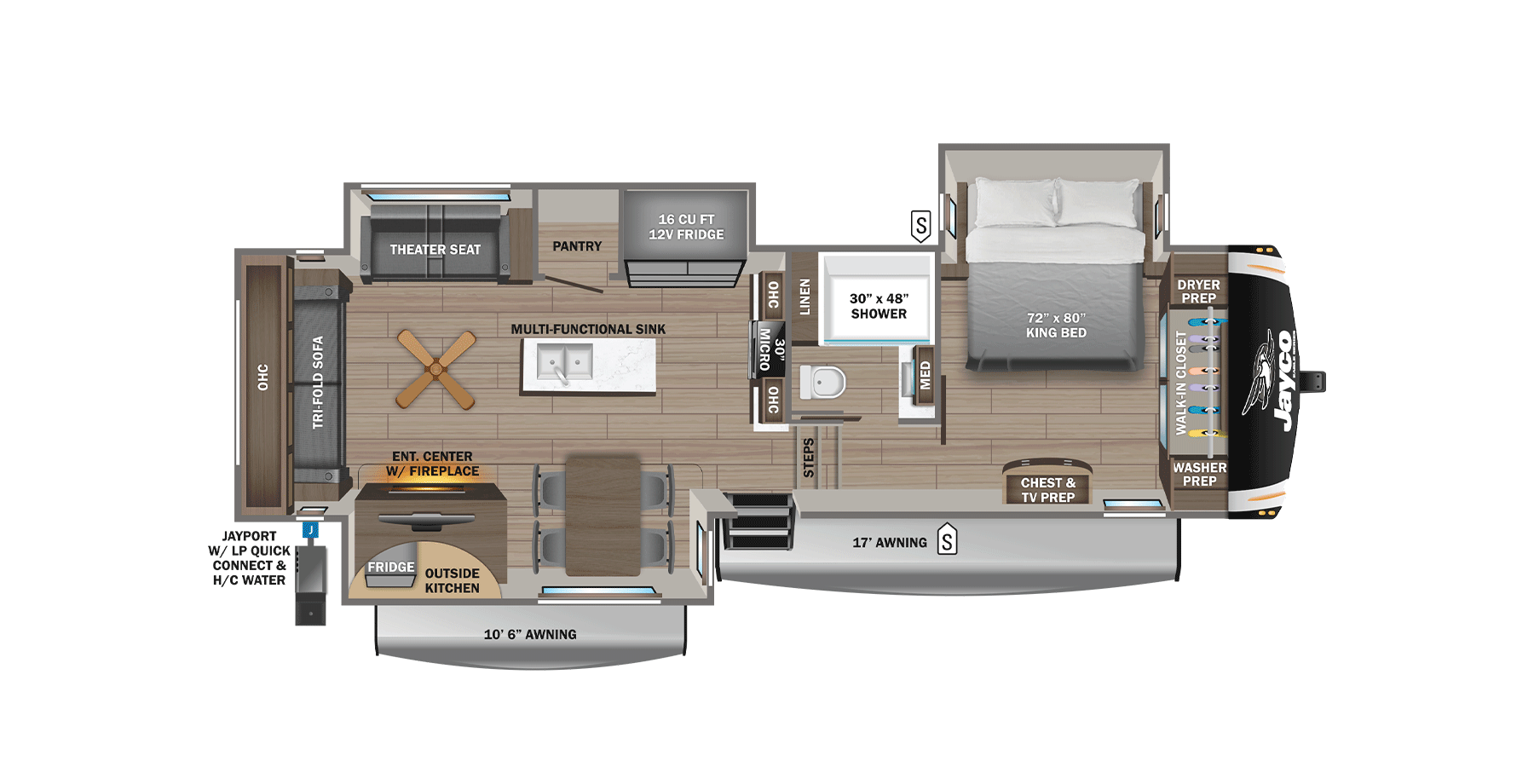 2025 Eagle Fifth Wheel - 317RLOK | Jayco, Inc