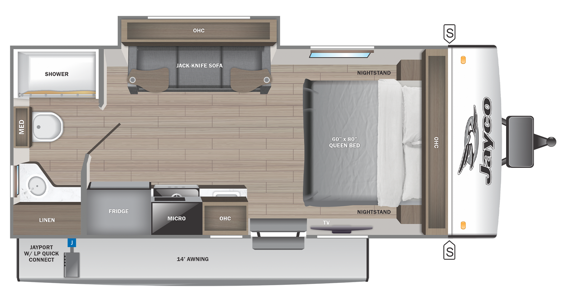 2025 Jay Feather Micro - 183FBS | Jayco, Inc