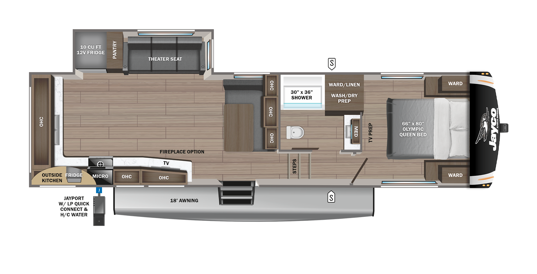 2025 Eagle HT Fifth Wheel - 27MLC | Jayco, Inc