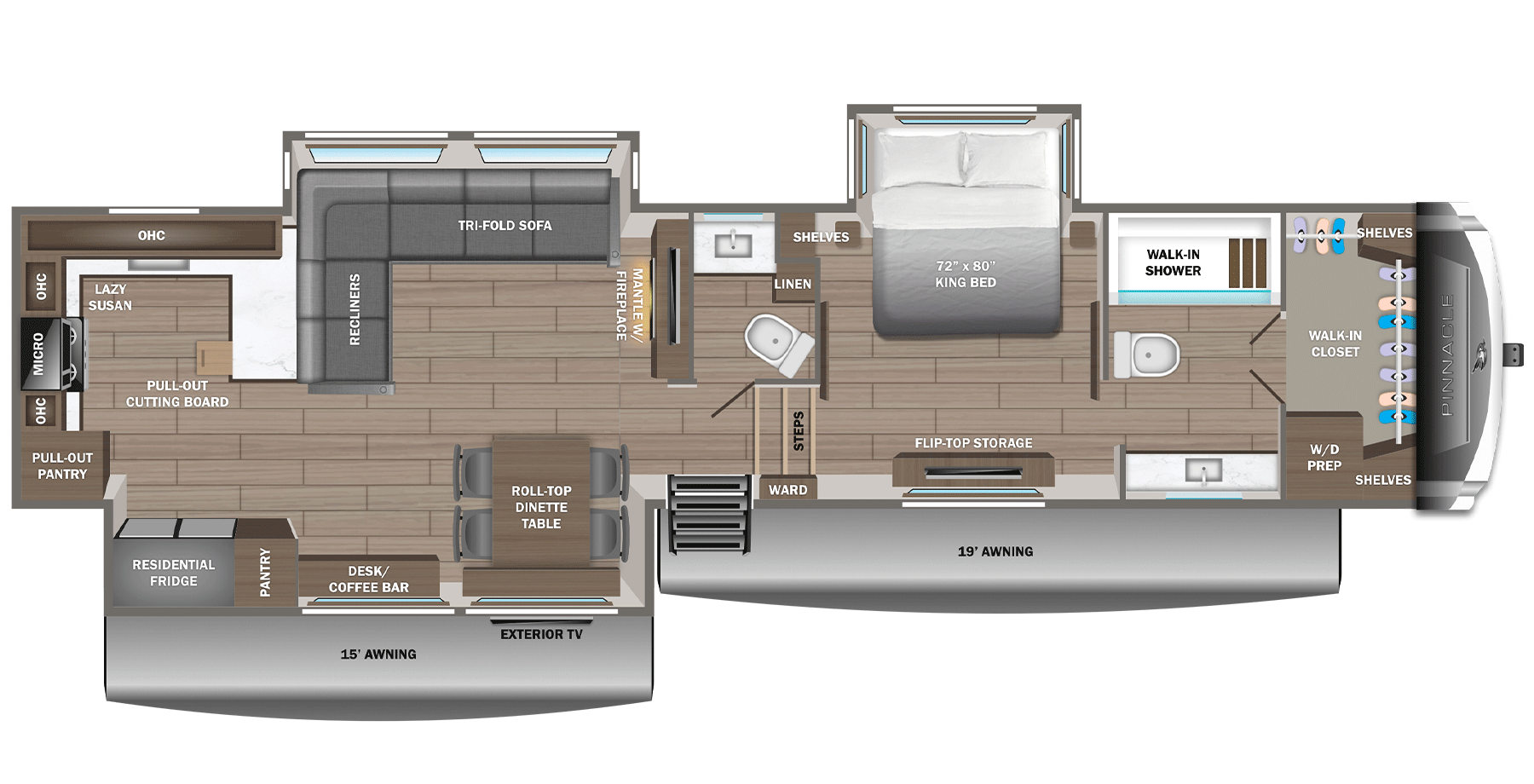 2026 Pinnacle Fifth Wheel - 38FBRK | Jayco, Inc